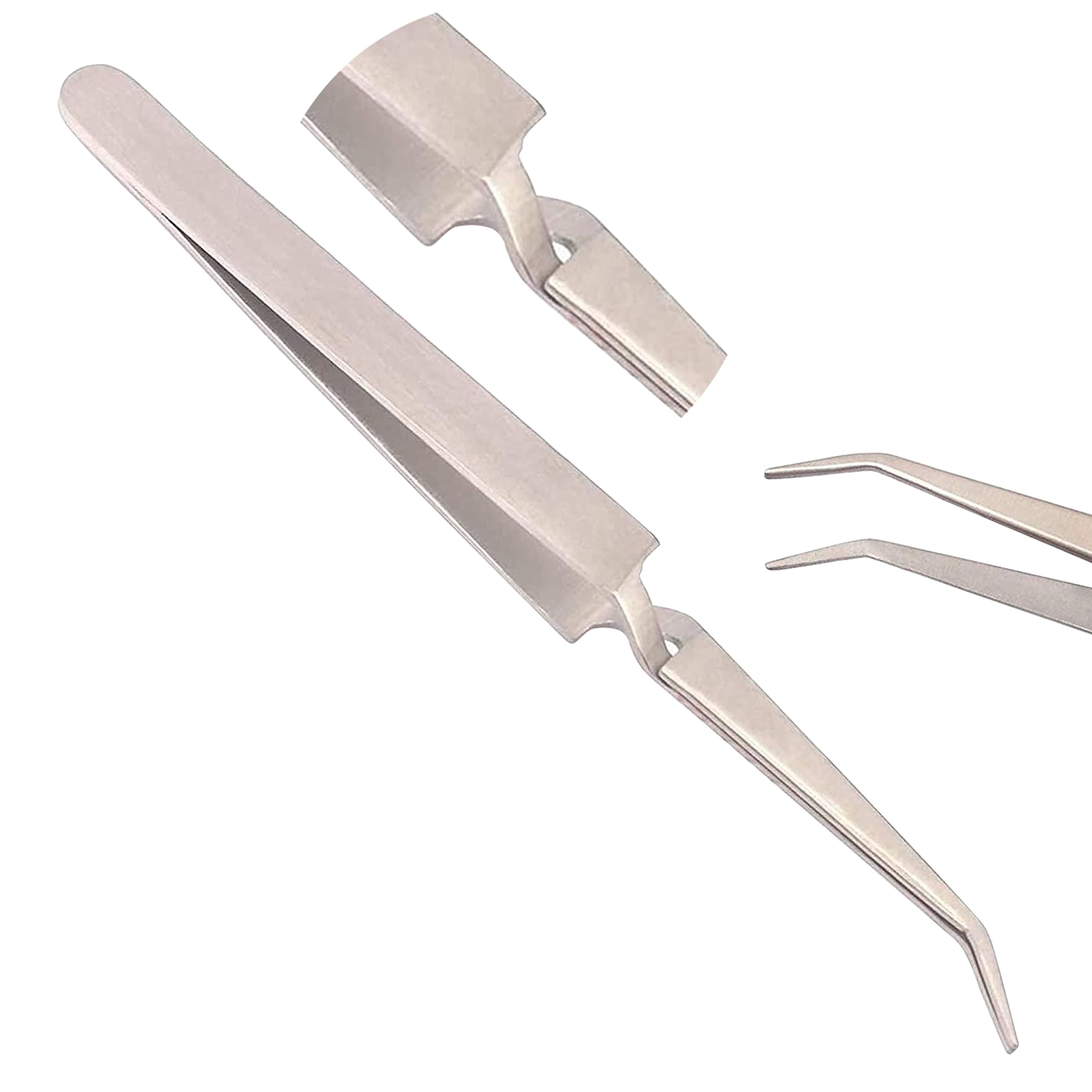 Acrylic UV Gel Tips Sculpture Tweezer Nail Pinching Shaping Tweezers ...