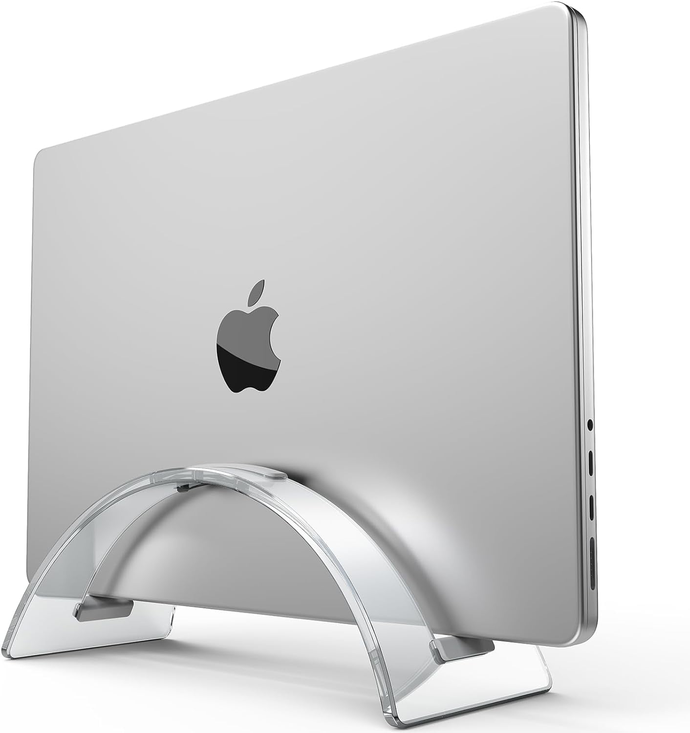 Acrylic Vertical Laptop Stand for Desk,Acrylic Invisible Desktop ...