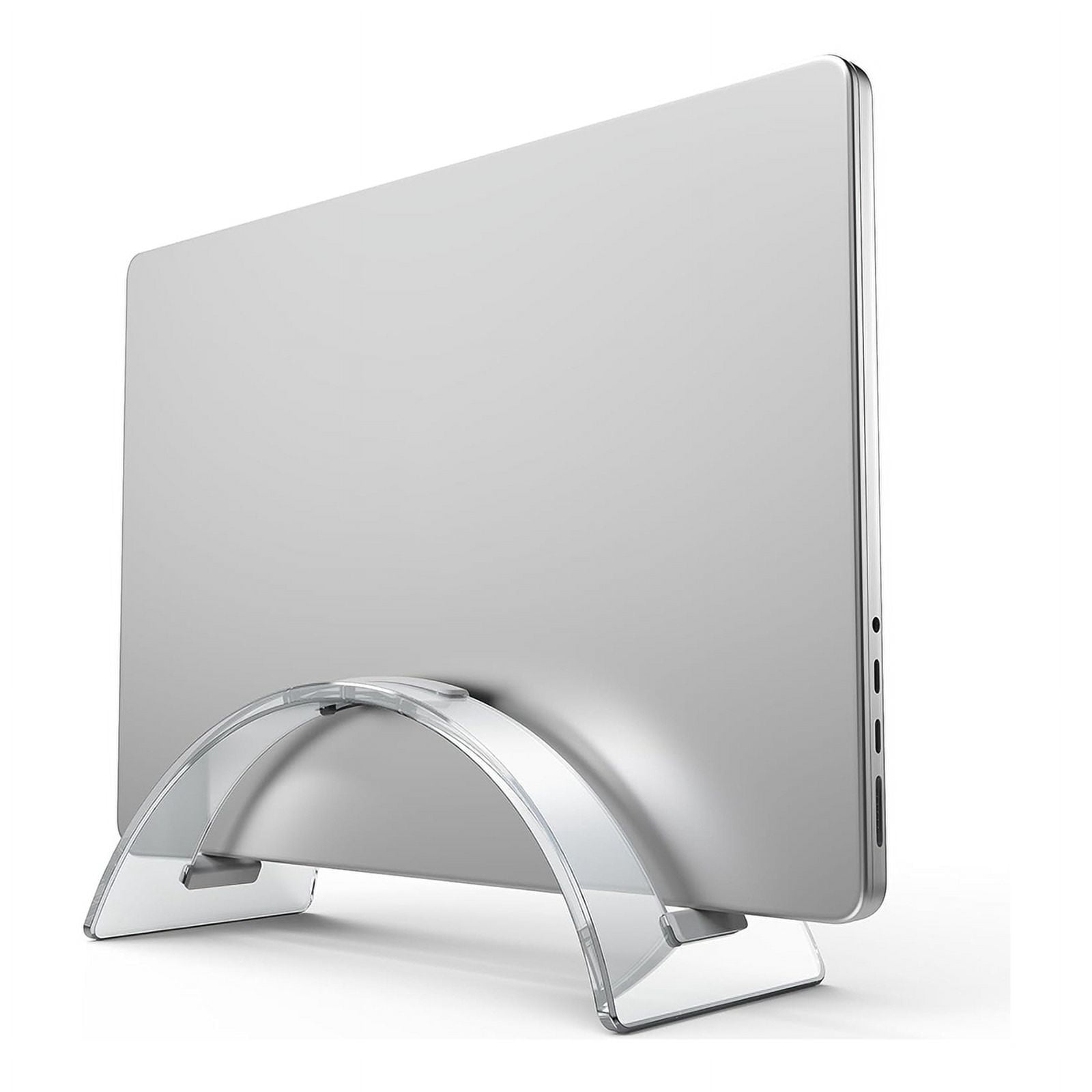 Acrylic Vertical Laptop Stand for Desk,Acrylic Desktop Notebook Dock ...