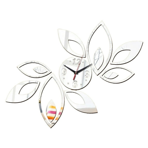 Acrylic Wall Clock Mirror Sticker Mute Sweep Movement Modern Design for ...