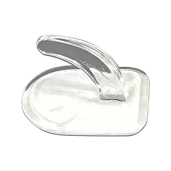 Acrylic Wall Hooks Transparent Small Horn Design for Bathroom Kitchen ...
