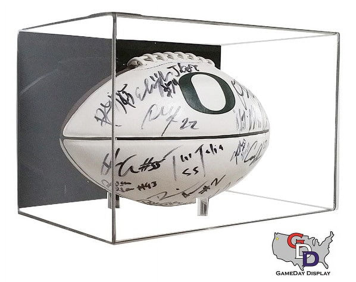 Acrylic Wall Mount Full Sized Football Display Case by GameDay Display ...