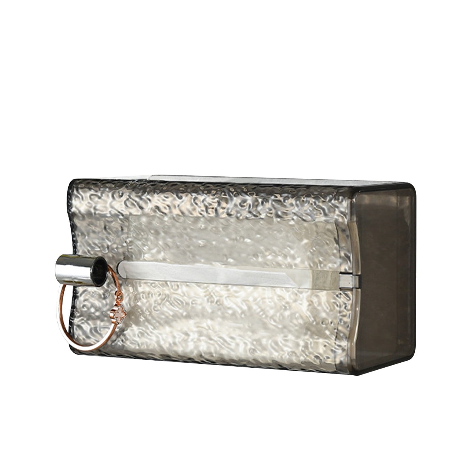 Acrylic Wall-Mounted Tissue Box Holder - Large Transparent Storage for ...