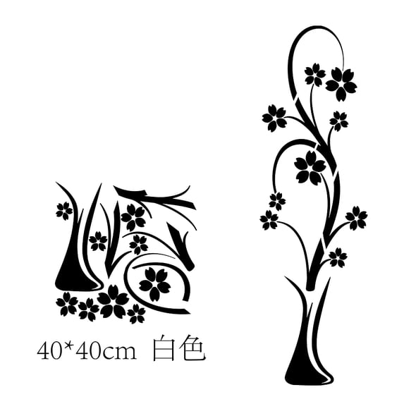 Acrylic Wall Stickers for Home Living Room Bedroom Decoration Silver ...