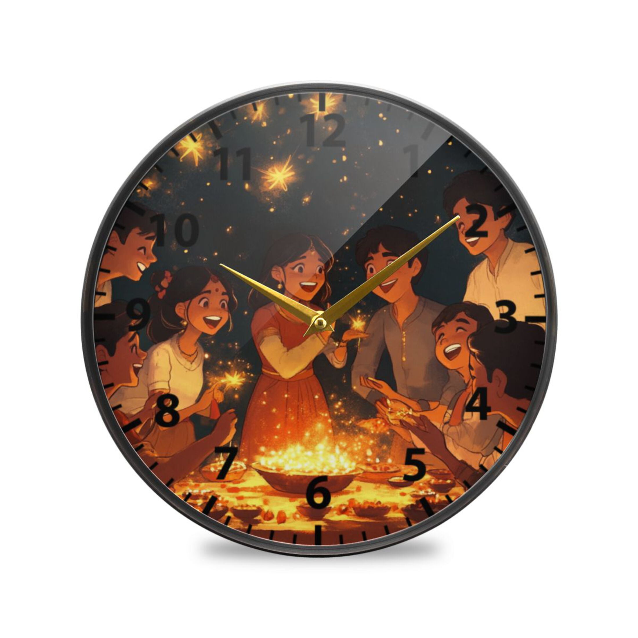 Acrylic Wall and Table Clock Party Banquet 11.9in Modern Decor with ...