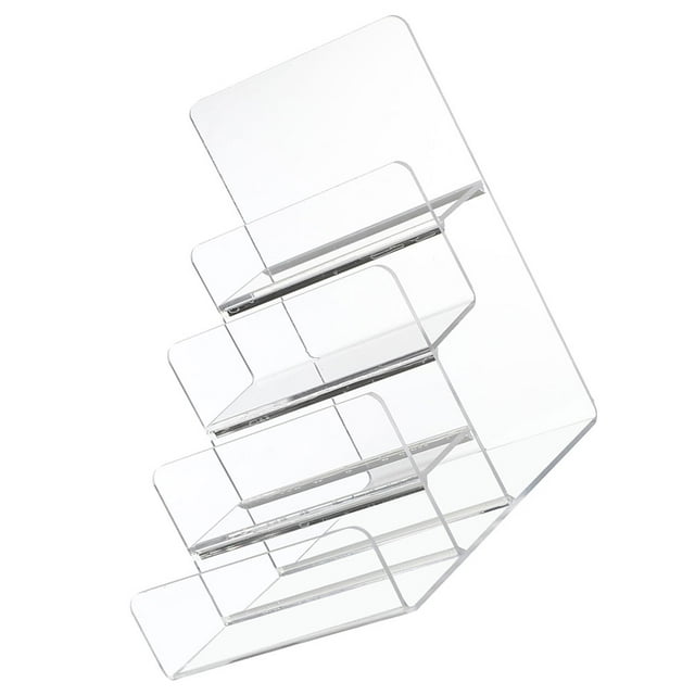 Acrylic Wallet Display Stand Holder Acrylic Jewelry Display Riser Shelf ...
