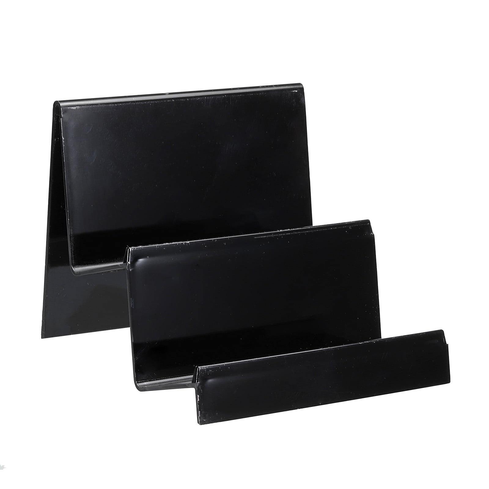 Acrylic Wallet Display Stand Holder Rack Black 5.51 x 5.51 x 4.72 Inch ...