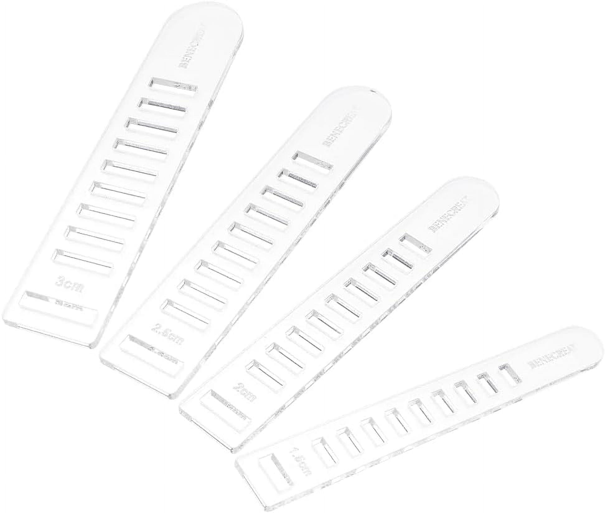 Acrylic Weaving Needles 1.5/2/ 2.5/ 3cm Clear Knitting Board Fabric ...