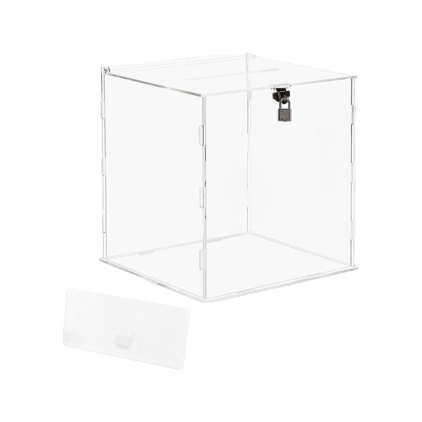 Acrylic Wedding Cards Box Reception Table Card Box for Anniversary ...