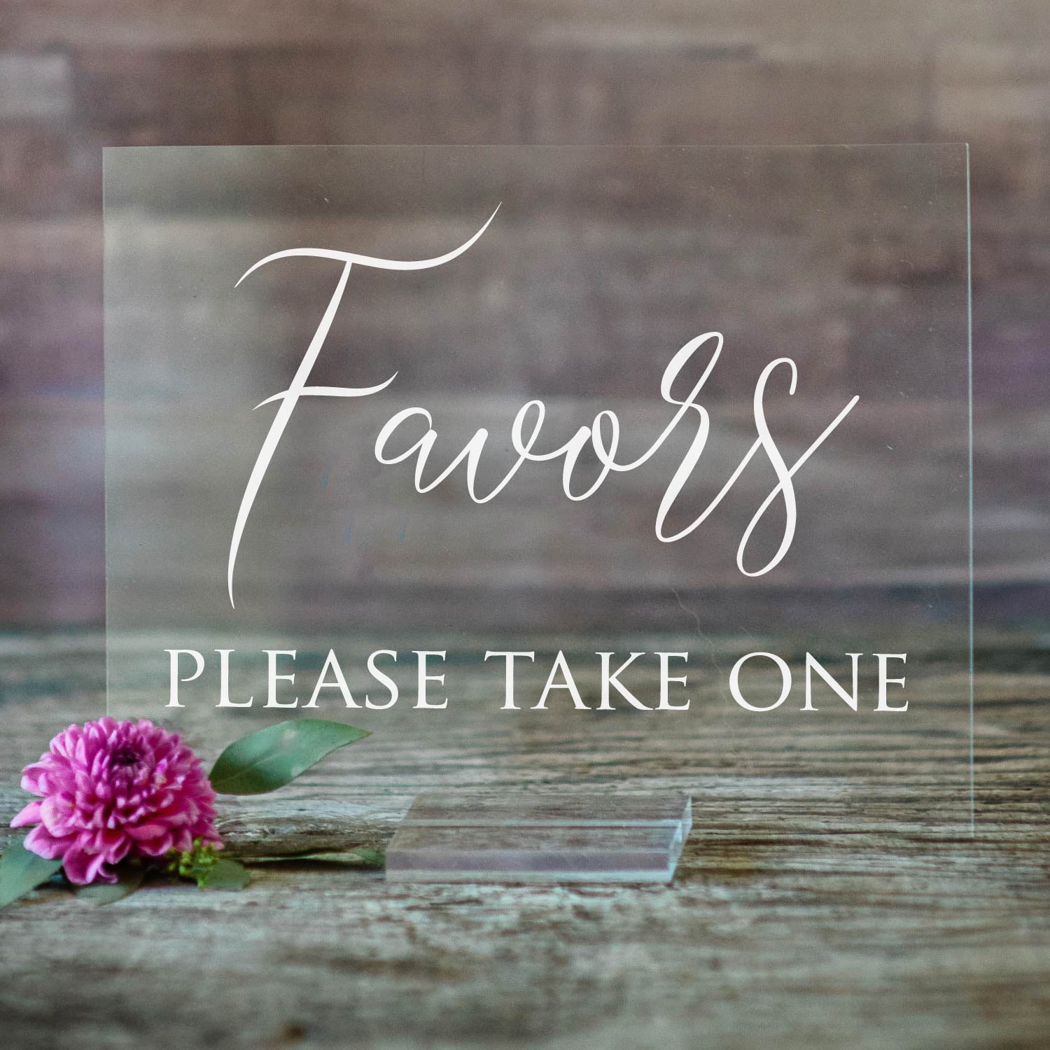 Acrylic Wedding Favors Sign | Acrylic Favors Sign | Wedding Favors Sign ...