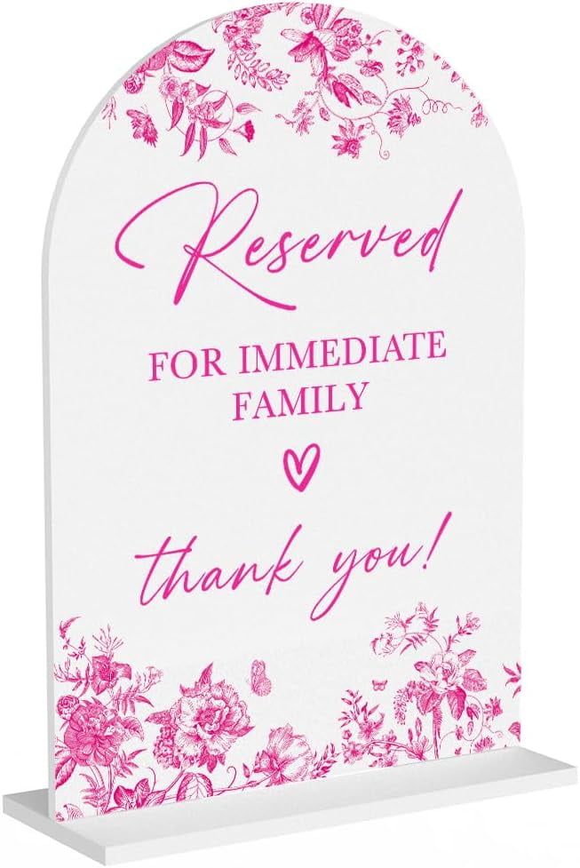 Acrylic Wedding Signs, Dusty Pink Wedding Decor, Pink Weddings Decor ...