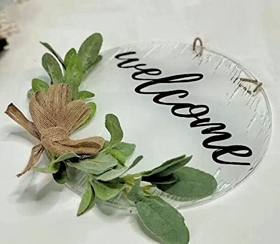 Acrylic Welcome Sign for Front Door, Home Decor, Porch, with 13 ...