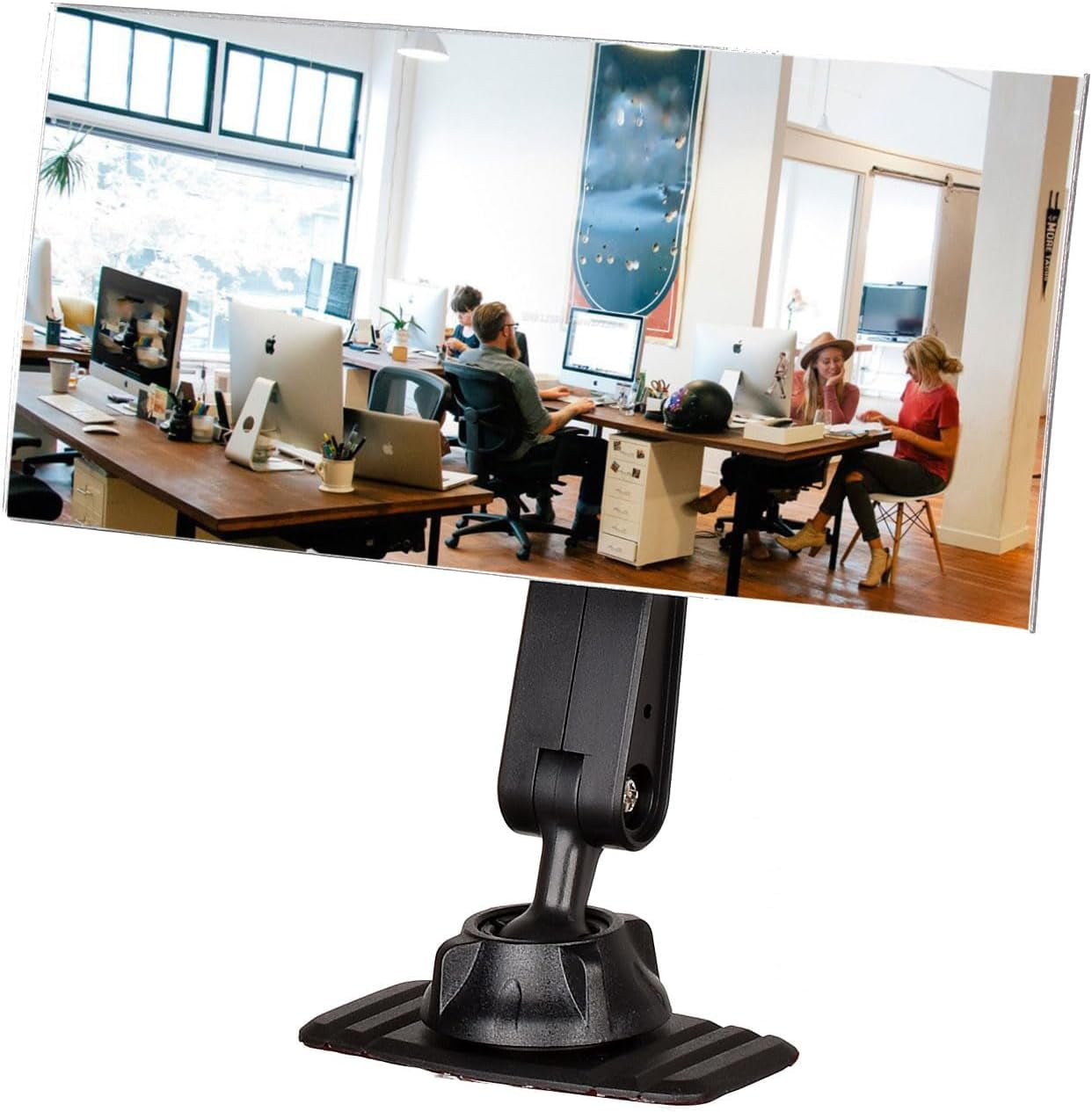 Acrylic Wide Angle Rear View Mirror for Cubicle Desk Computer PC ...