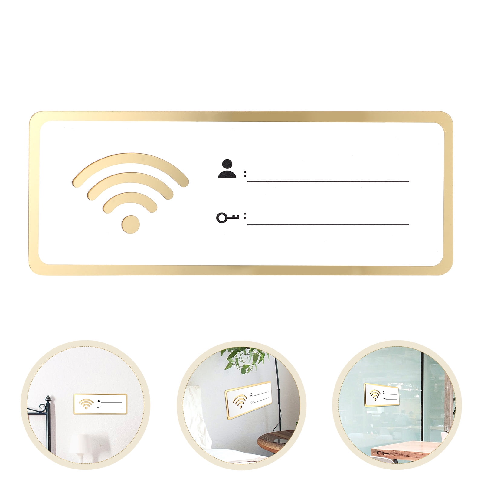 Acrylic Wifi Sign, Acrylic Wifi Sign Rewritable Account and Password ...