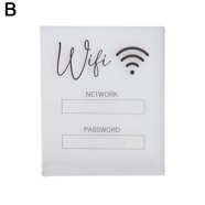 Emblems Wifi Reminder Board Wifi Password Reminder Wifi Account ...
