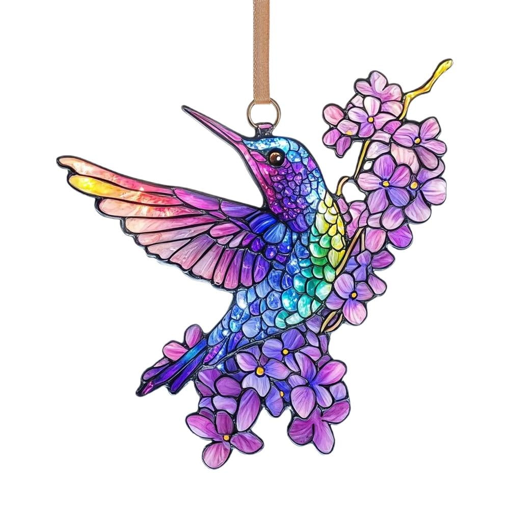 Acrylic Window Art Panel 15x0.3x20CM, Colorful Refraction, Modern ...