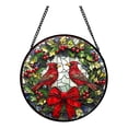 Acrylic Window Hanging Panel Round Sun Catcher with Bird Design ...