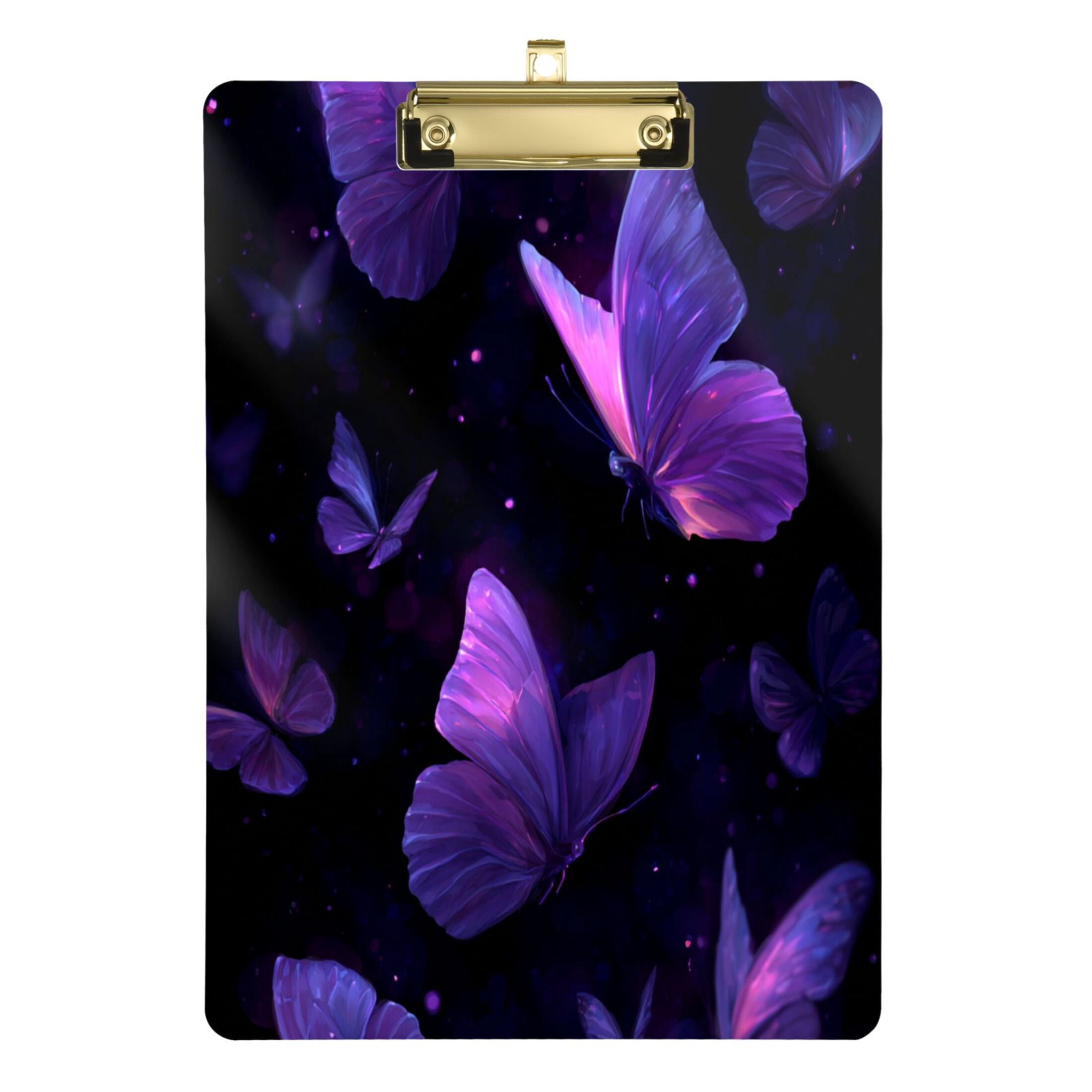 Acrylic Writing Board Gold 12.5*9 Inch Clipboards Transparent Acrylic ...