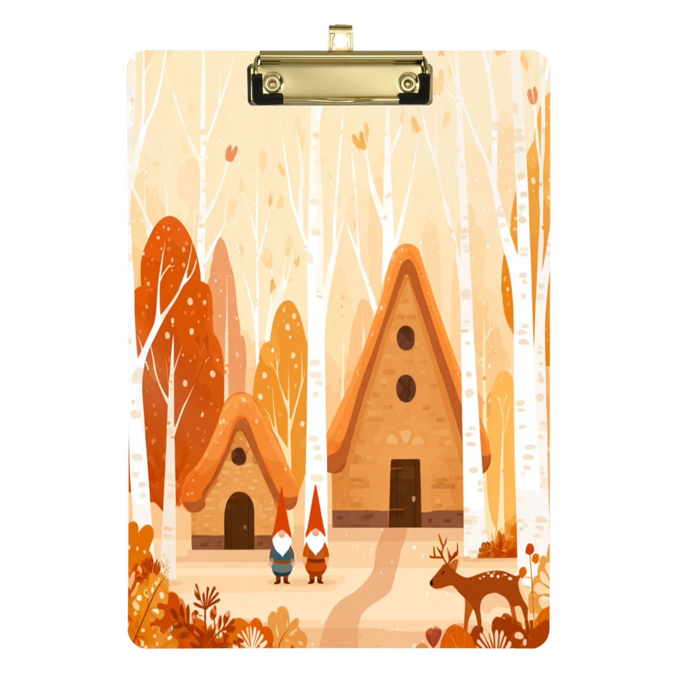 Acrylic Writing Board Gold 12.5*9 Inch Clipboards Transparent Acrylic ...