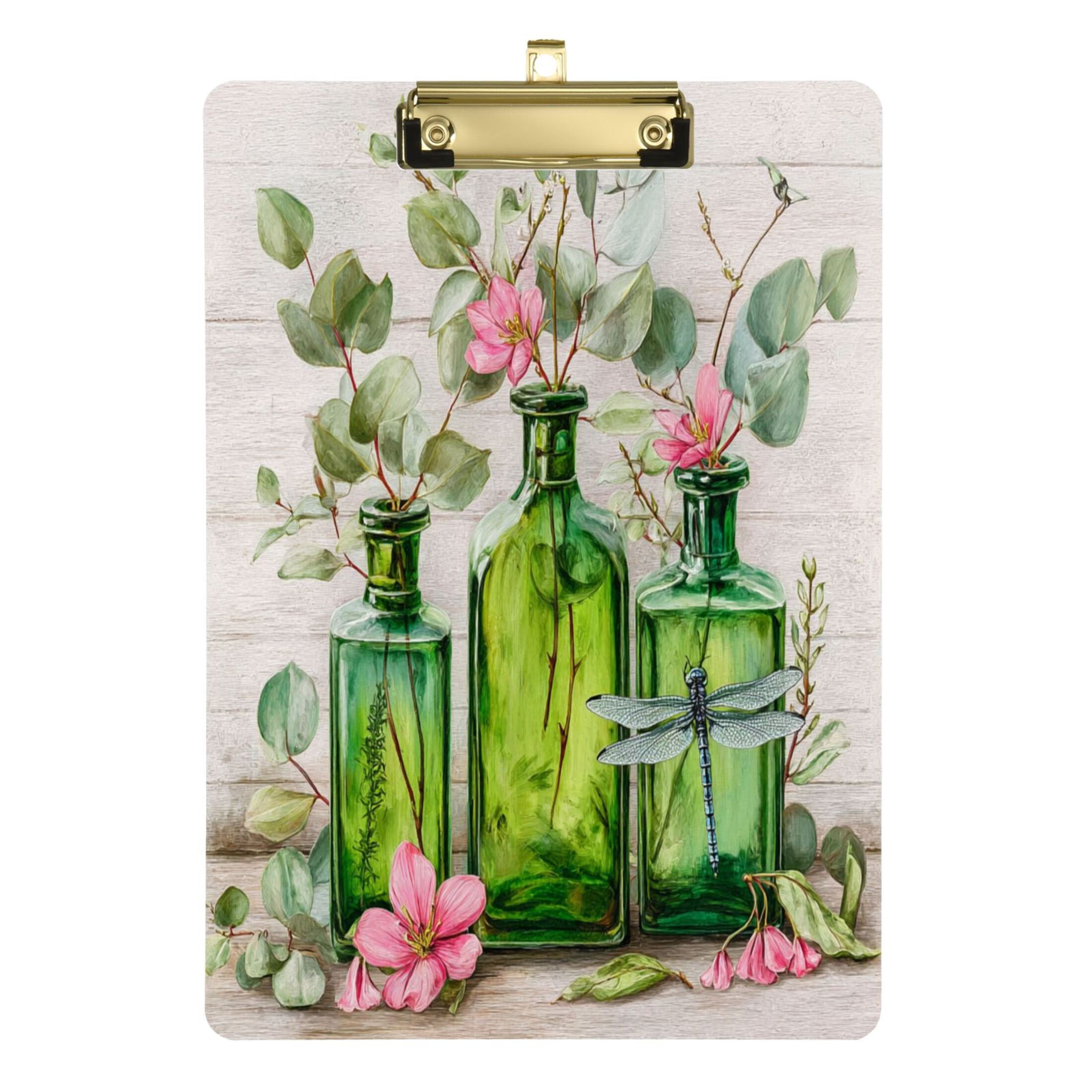Acrylic Writing Board Gold 12.5*9 Inch Clipboards Transparent Acrylic ...