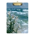 Acrylic Writing Board Gold 12.5*9 Inch Clipboards Transparent Acrylic ...