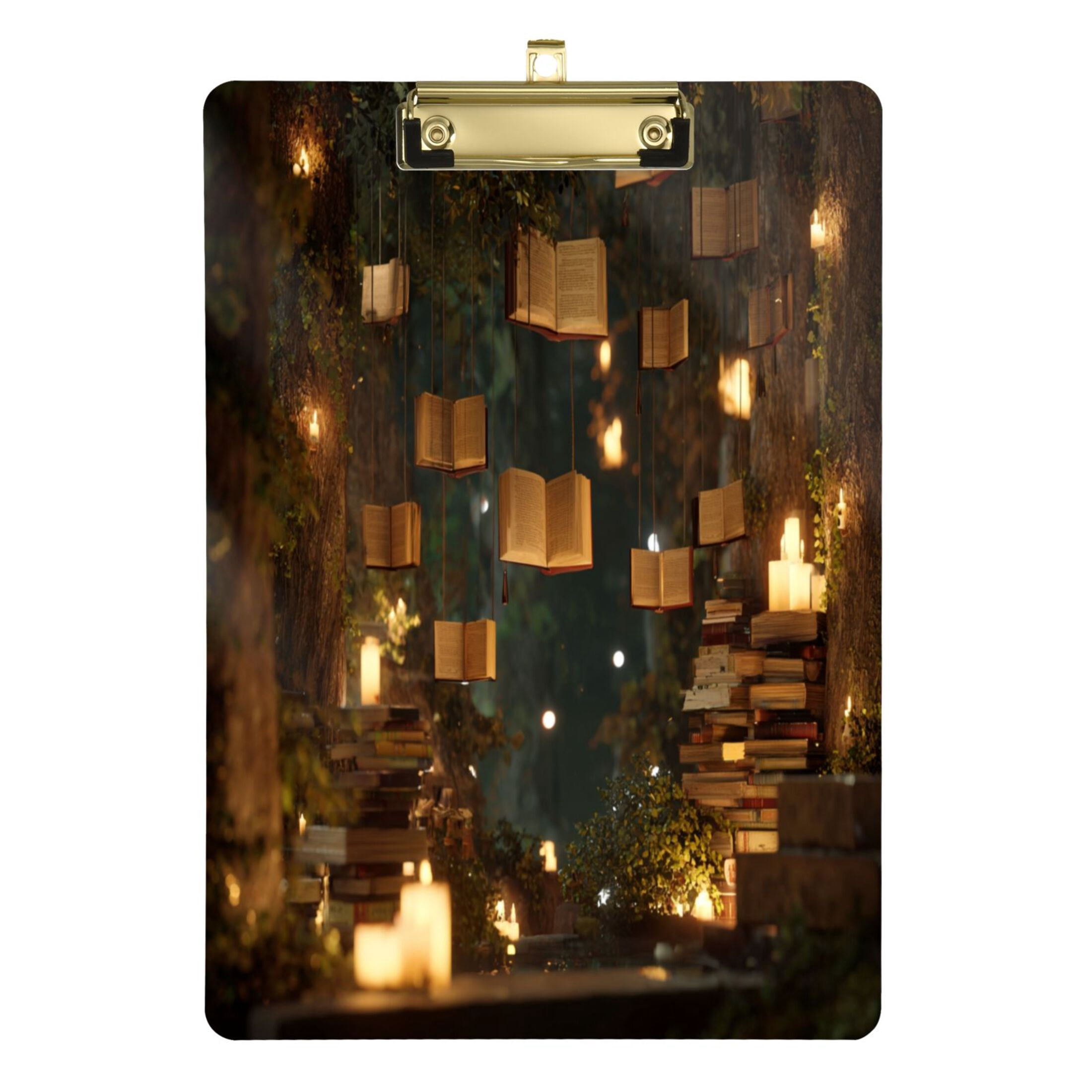 Acrylic Writing Board Gold 12.5*9 Inch Clipboards Transparent Acrylic ...
