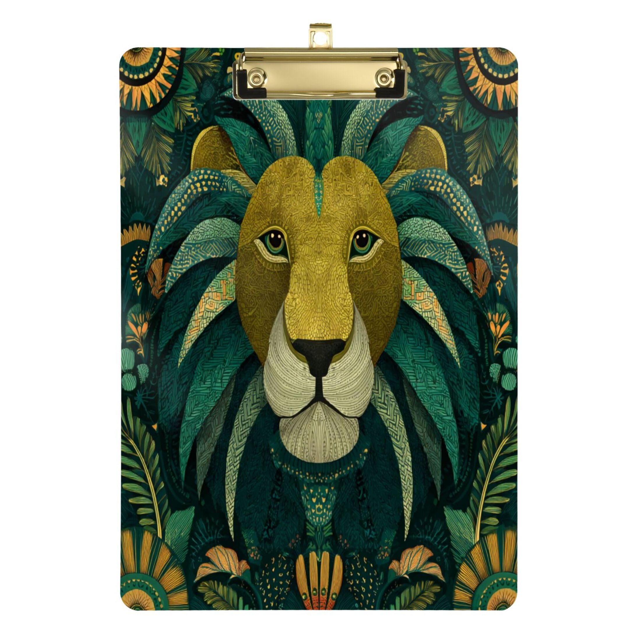 Acrylic Writing Board Gold 12.5*9 Inch Clipboards Transparent Acrylic ...