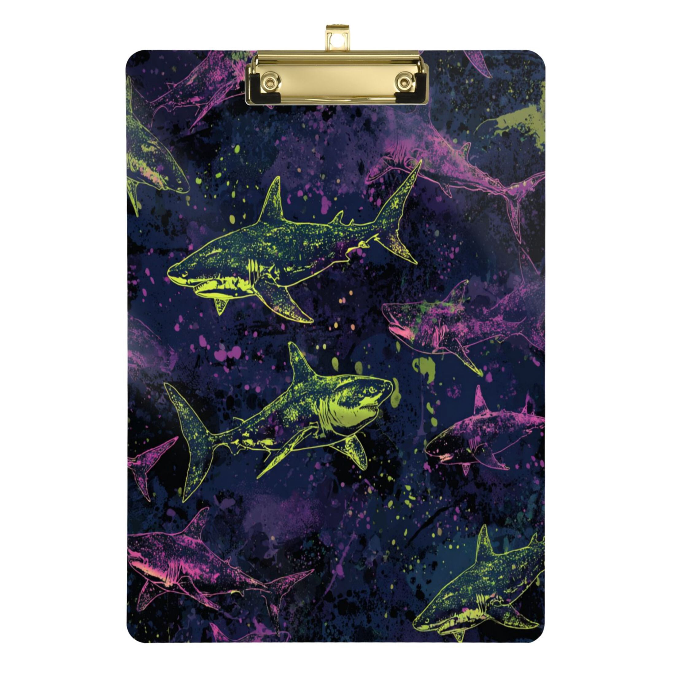 Acrylic Writing Board Gold 12.5*9 Inch Clipboards Transparent Acrylic ...