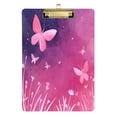 Acrylic Writing Board Gold 12.5*9 Inch Clipboards Transparent Acrylic ...