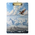 Acrylic Writing Board Gold 12.5*9 Inch Clipboards Transparent Acrylic ...