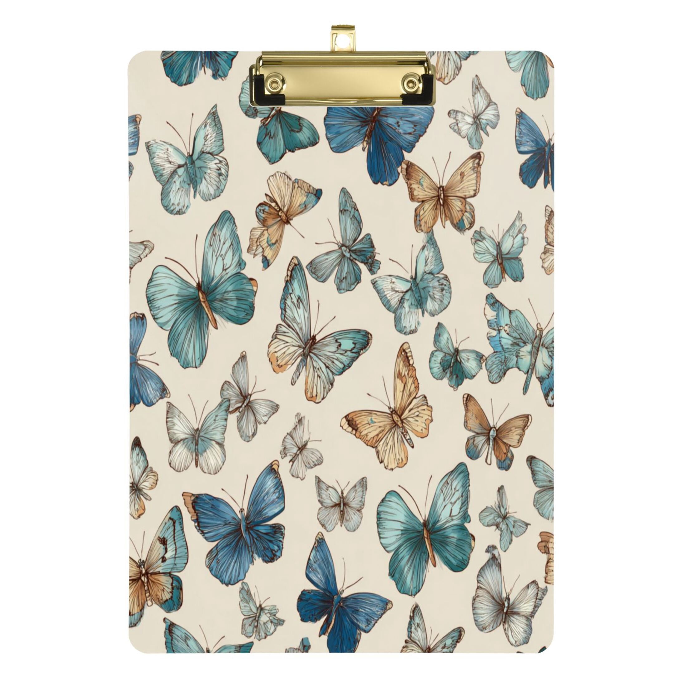 Acrylic Writing Board Gold 12.5*9 Inch Clipboards Transparent Acrylic ...