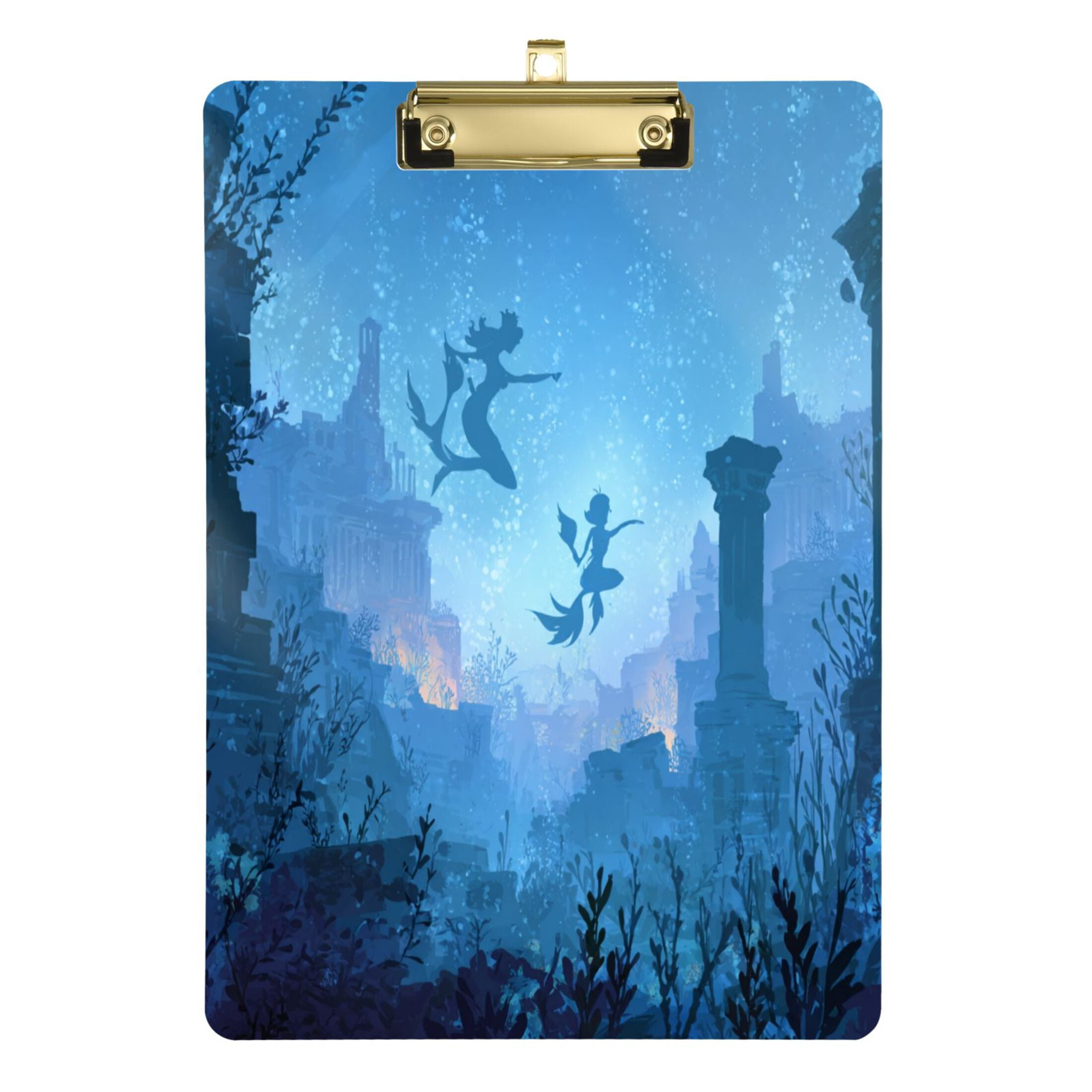 Acrylic Writing Board Gold 12.5*9 Inch Clipboards Transparent Acrylic ...