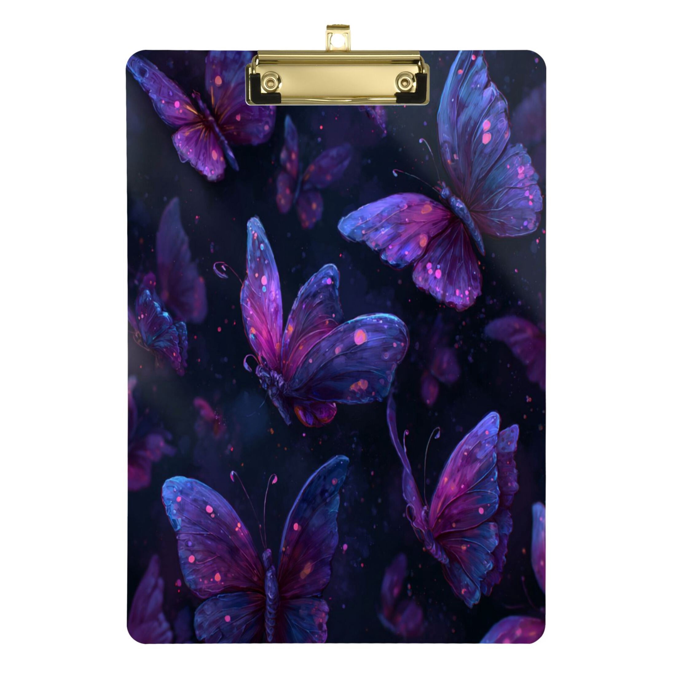Acrylic Writing Board Gold 12.5*9 Inch Clipboards Transparent Acrylic ...