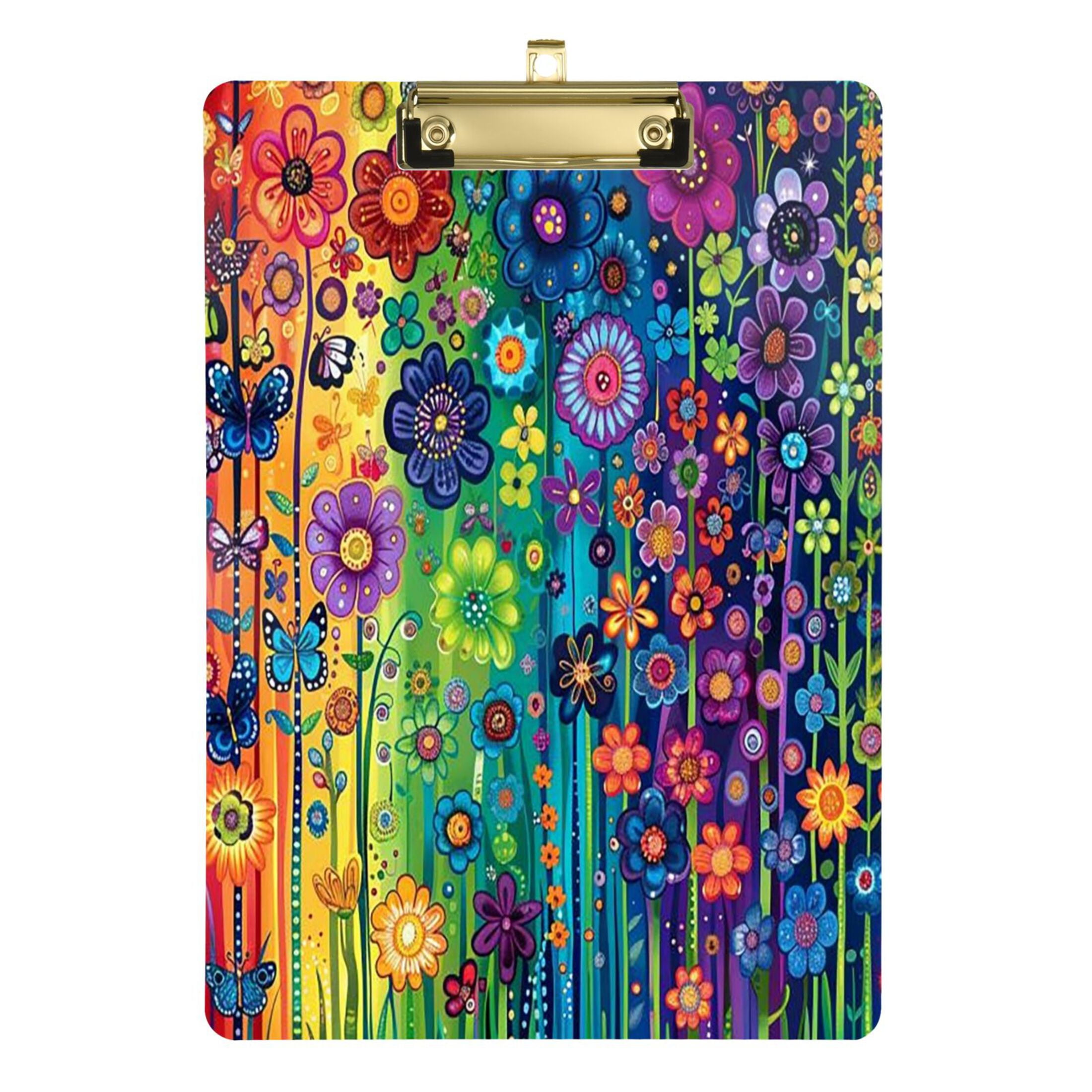 Acrylic Writing Board Gold12.5*9 Inch Clipboards Transparent Acrylic ...