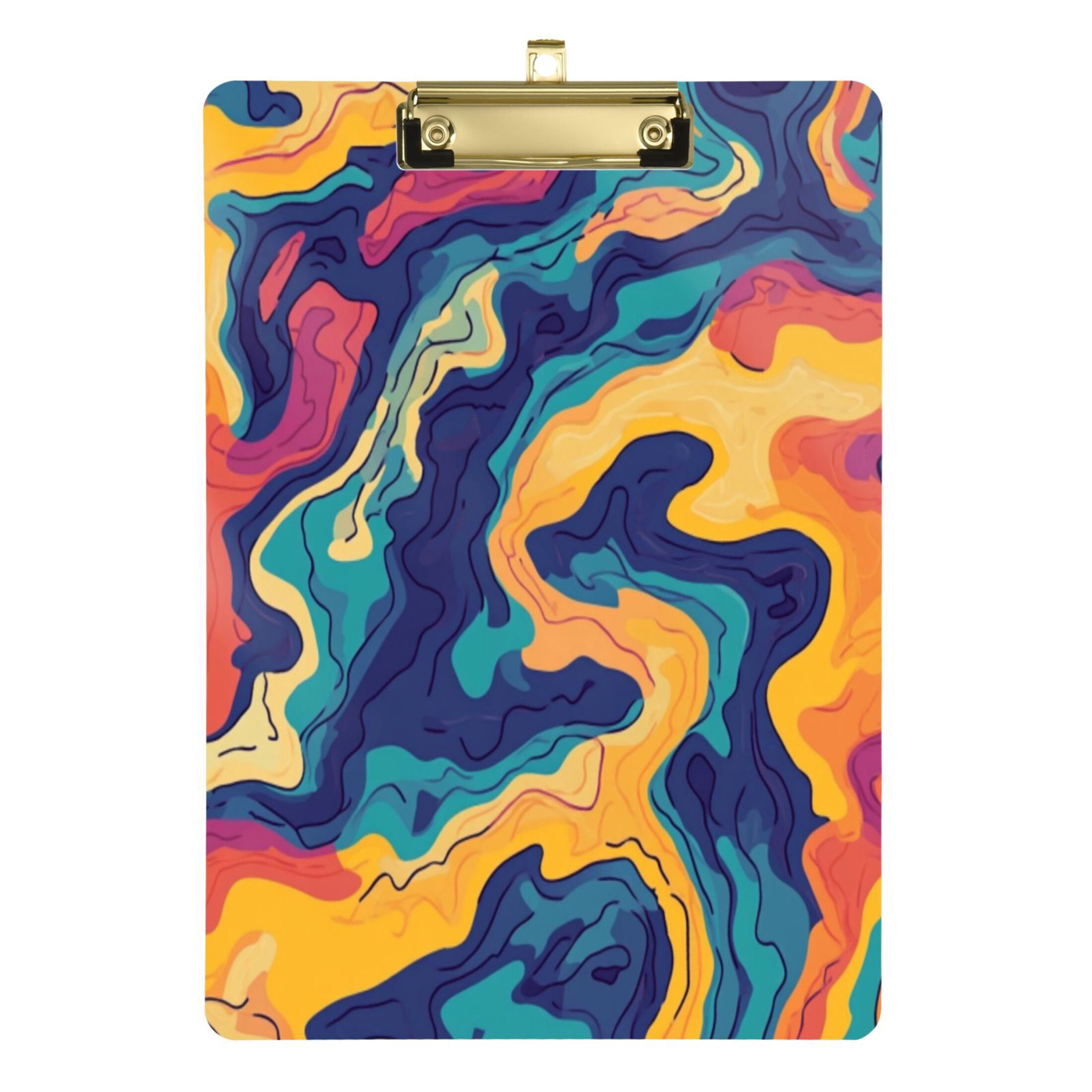 Acrylic Writing Board Gold12.5*9 Inch Clipboards Transparent Acrylic ...