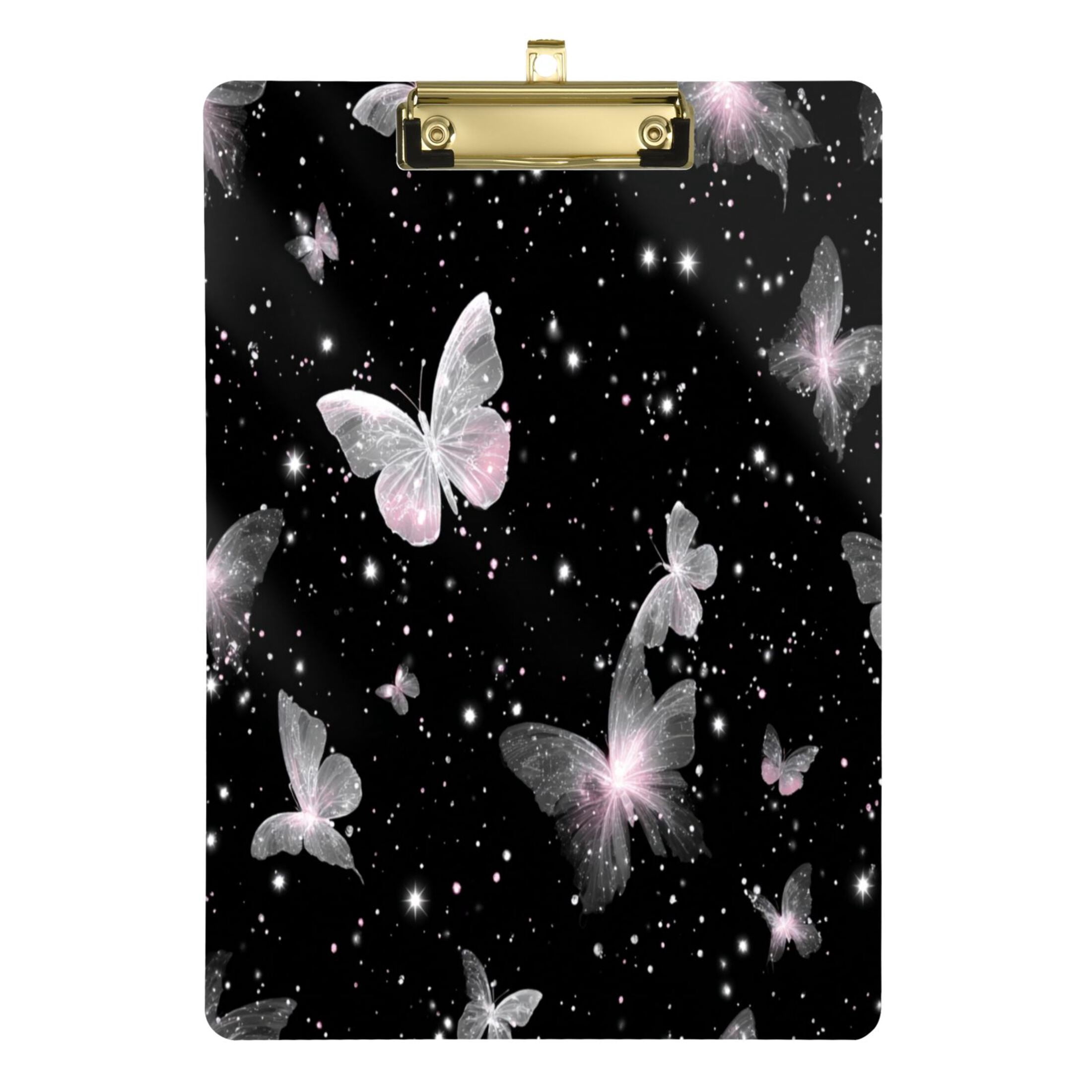 Acrylic Writing Board Silver 12.5*9 Inch Clipboards Transparent Acrylic ...