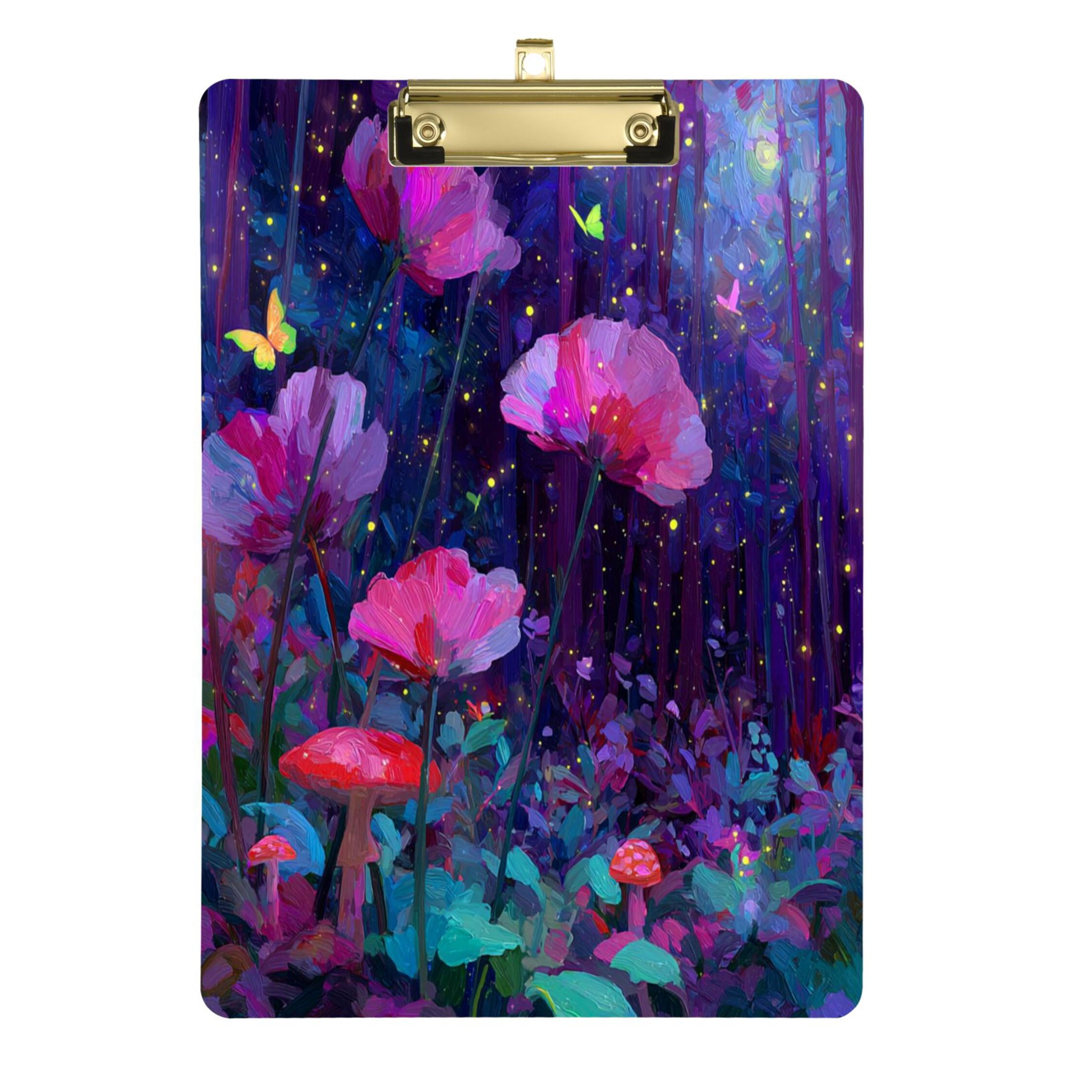 Acrylic Writing Board Silver 12.5*9 Inch Clipboards Transparent Acrylic ...