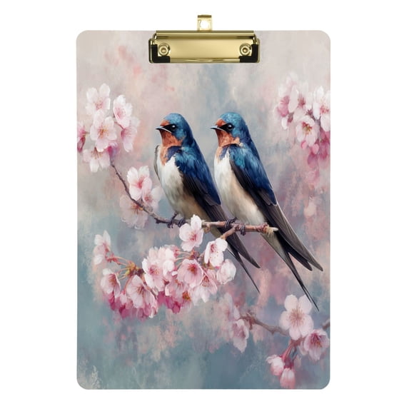 Acrylic Writing Board Silver 12.5*9 Inch Clipboards Transparent Acrylic ...