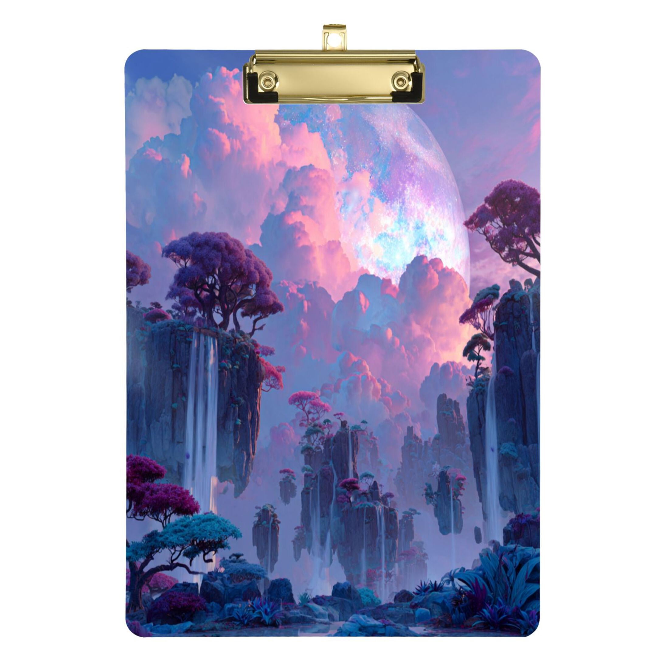 Acrylic Writing Board Silver 12.5*9 Inch Clipboards Transparent Acrylic ...