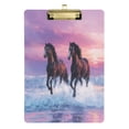 Acrylic Writing Board Silver 12.5*9 Inch Clipboards Transparent Acrylic ...