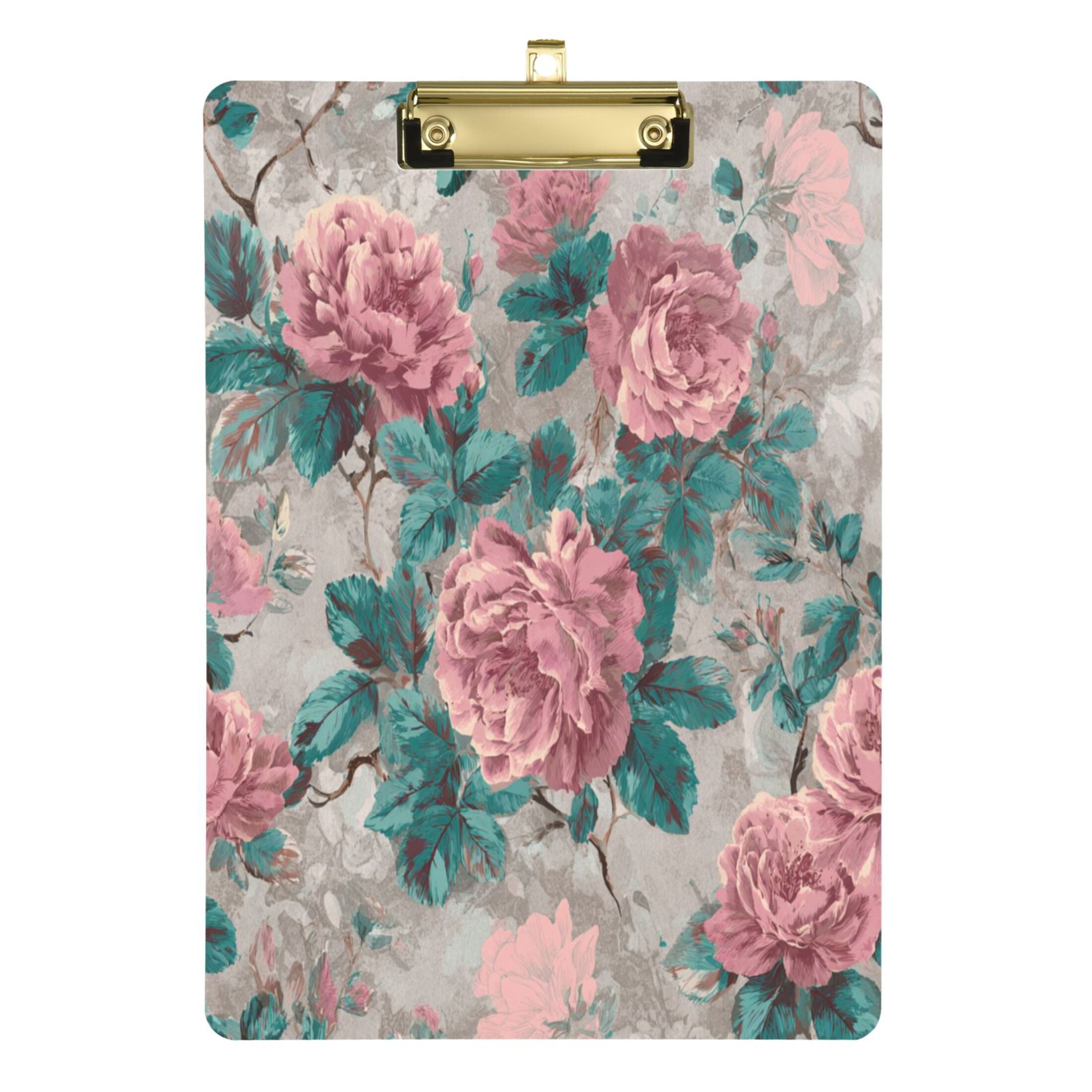 Acrylic Writing Board Silver 12.5*9 Inch Clipboards Transparent Acrylic ...
