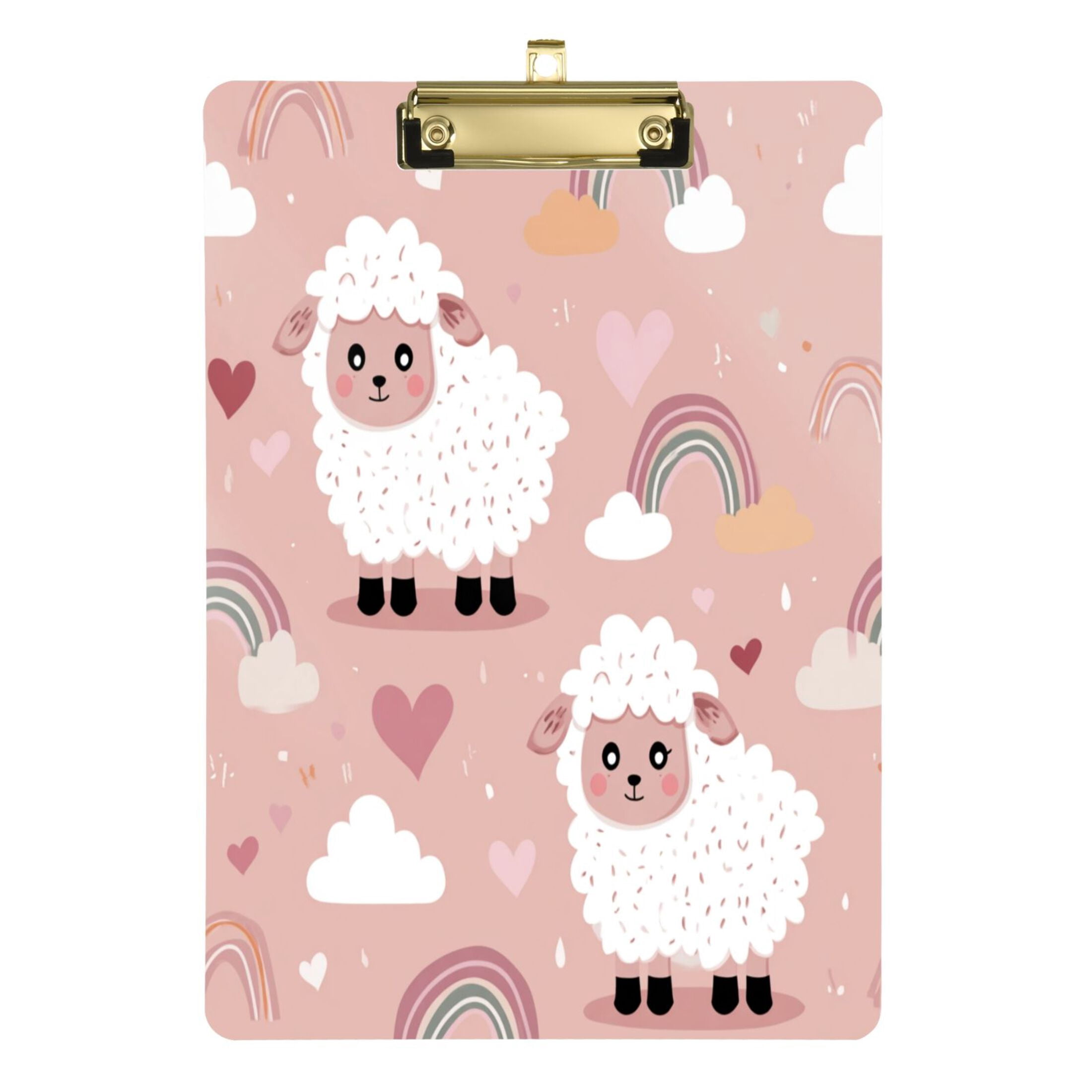 Acrylic Writing Board Silver 12.5*9 Inch Clipboards Transparent Acrylic ...
