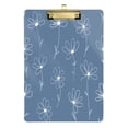 Acrylic Writing Board Silver 12.5*9 Inch Clipboards Transparent Acrylic ...