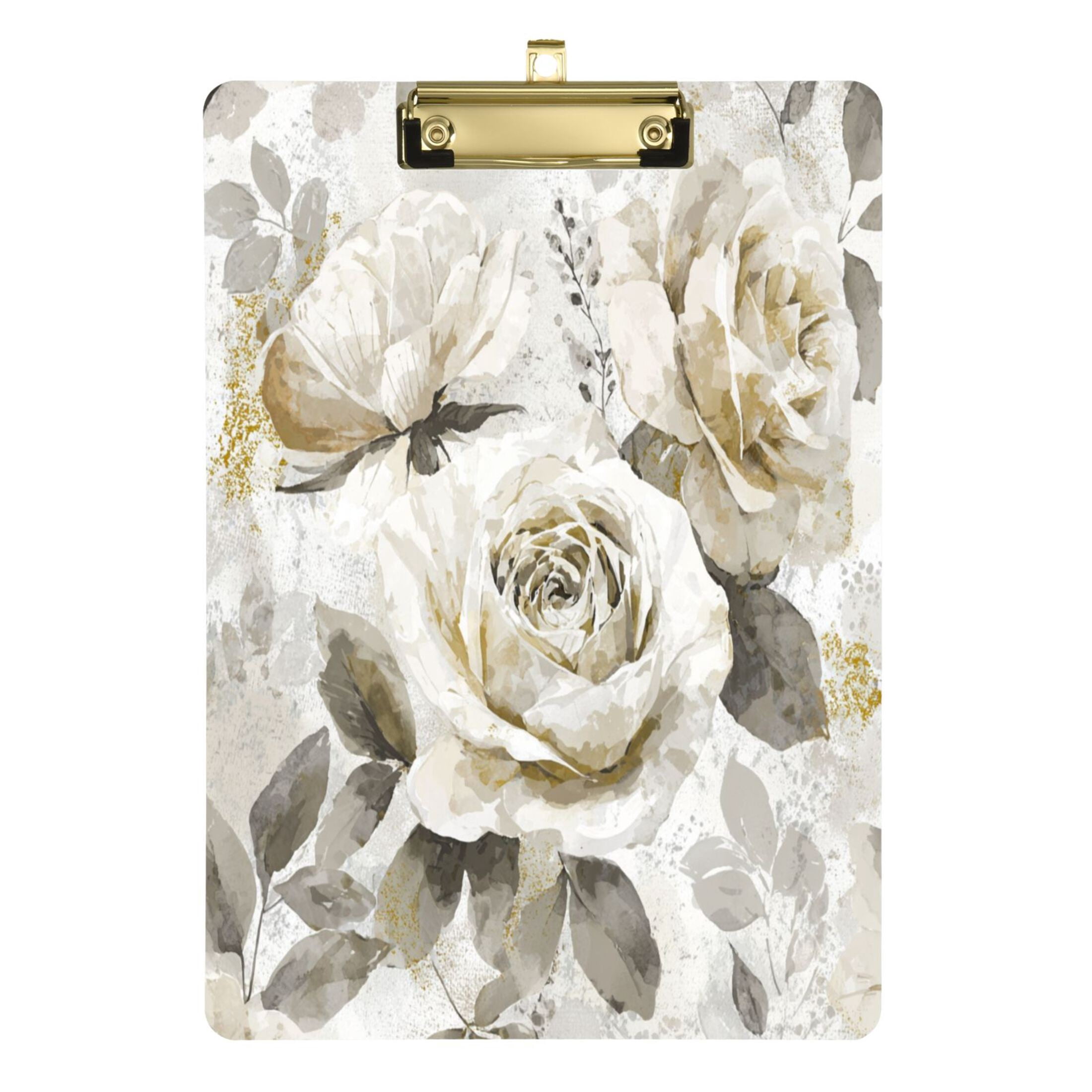 Acrylic Writing Board Silver 12.5*9 Inch Clipboards Transparent Acrylic ...
