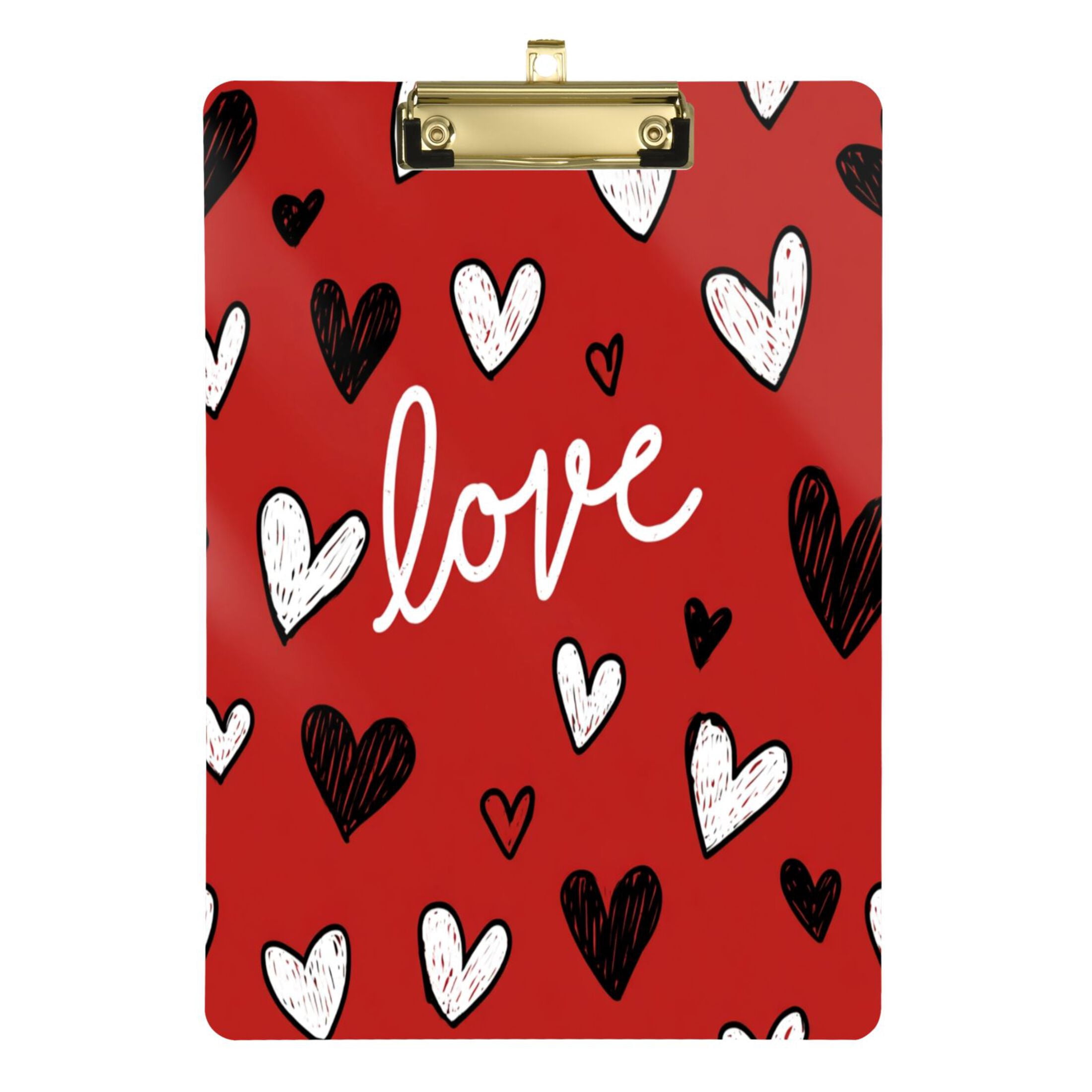 Acrylic Writing Board Silver 12.5*9 Inch Clipboards Transparent Acrylic ...