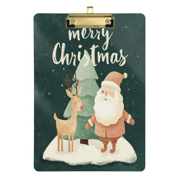 Acrylic Writing Board Silver 12.5*9 Inch Clipboards Transparent Acrylic ...