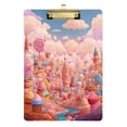 Acrylic Writing Board Silver 12.5*9 Inch Clipboards Transparent Acrylic ...