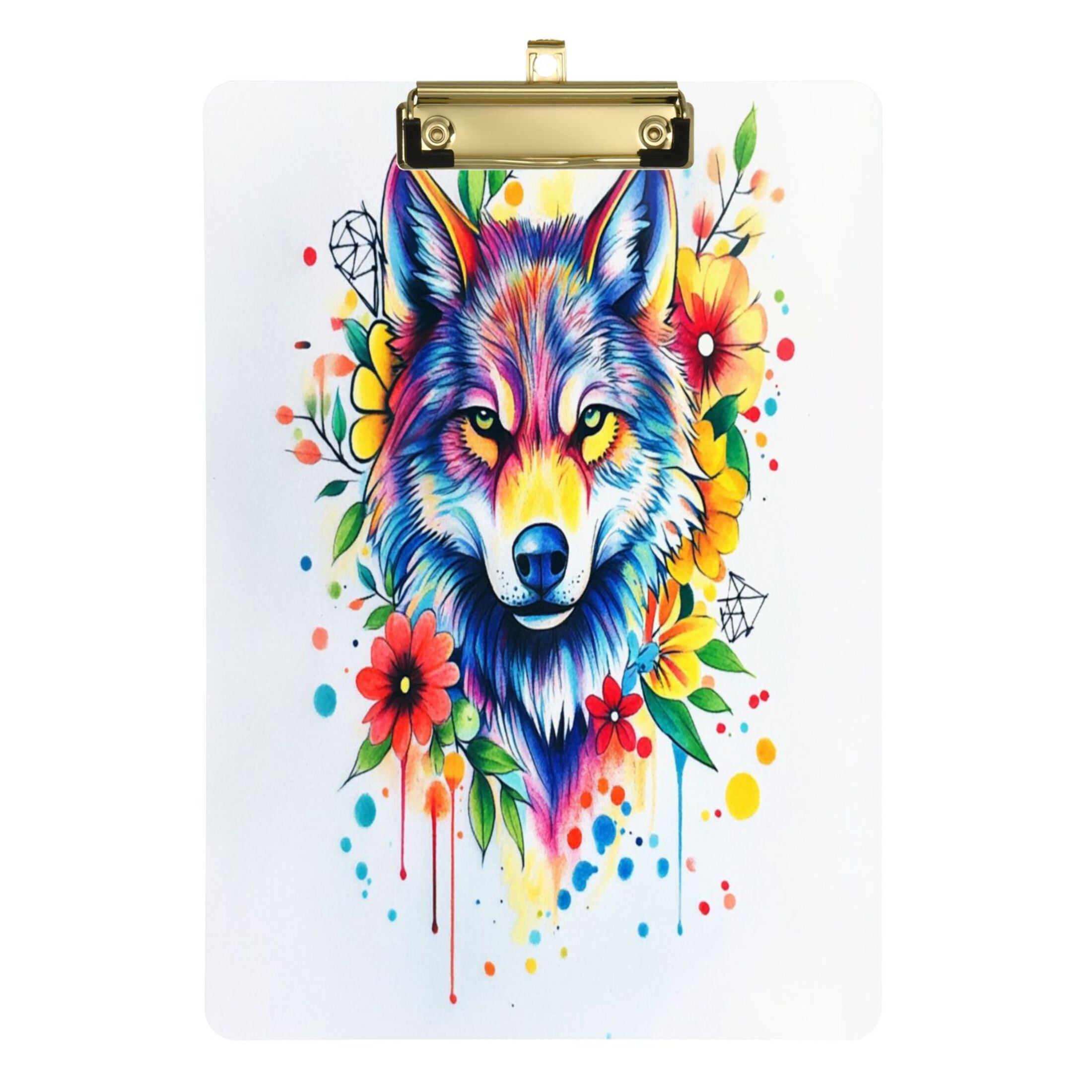 Acrylic Writing Board Silver12.5*9 Inch Clipboards Transparent Acrylic ...