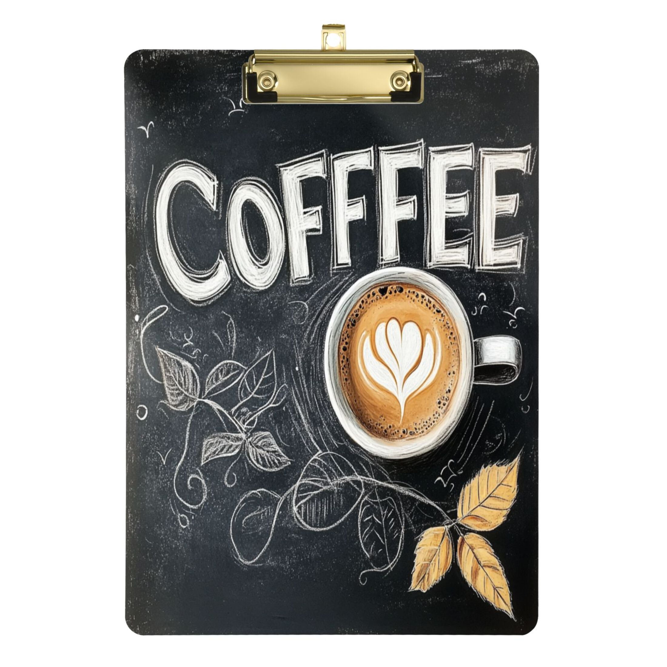 Acrylic Writing Tablet,Coffee Time12.5"×9"Rectangular One-sided Printed ...