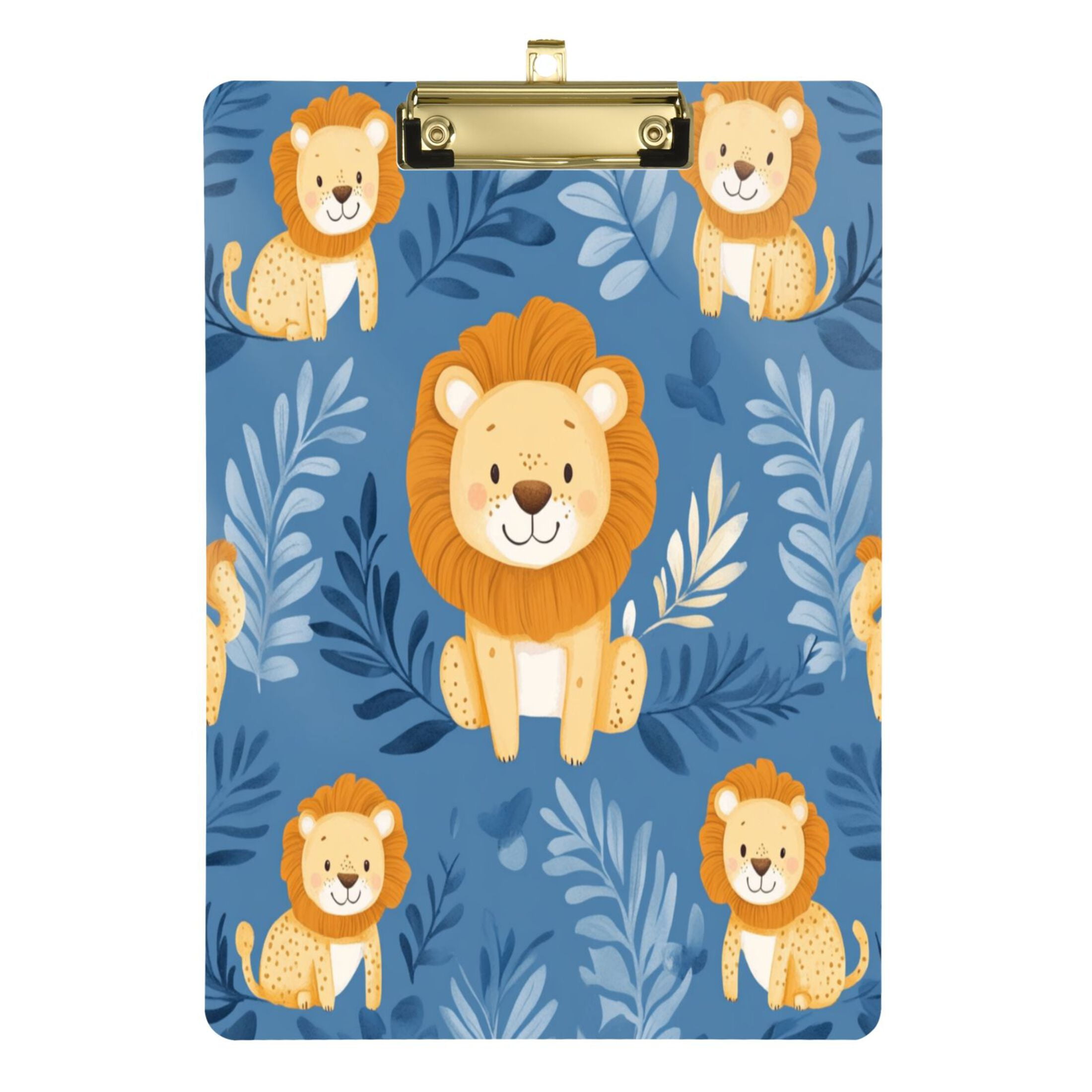 Acrylic Writing Tablet,Cute Lion12.5"×9"Rectangular One-sided Printed ...